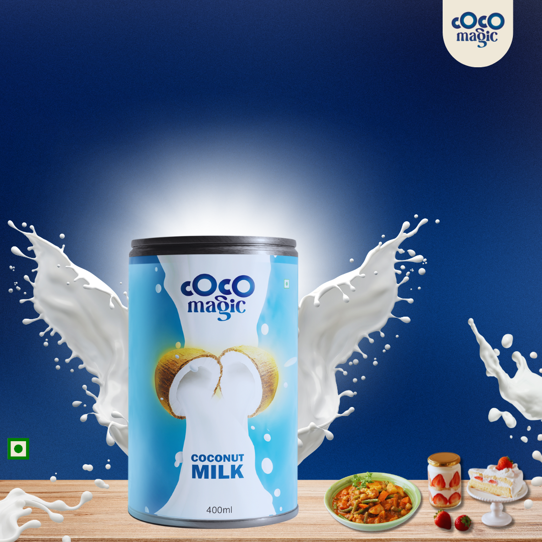 Best Coconut milk for cooking - cocomagic coconut milk - HOLISTA